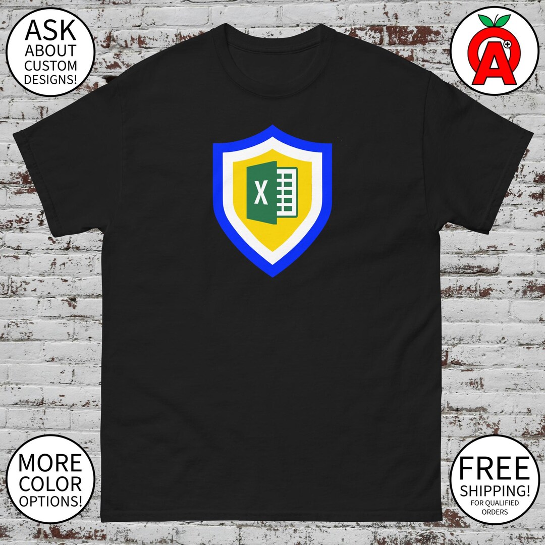 Excel Superhero Emblem Tee Mens Womens Unisex Shirt Official Marvel ...