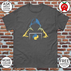 Python Programming Coder T-shirt - Adult Unisex for Programmers Data Scientists Analysts ...