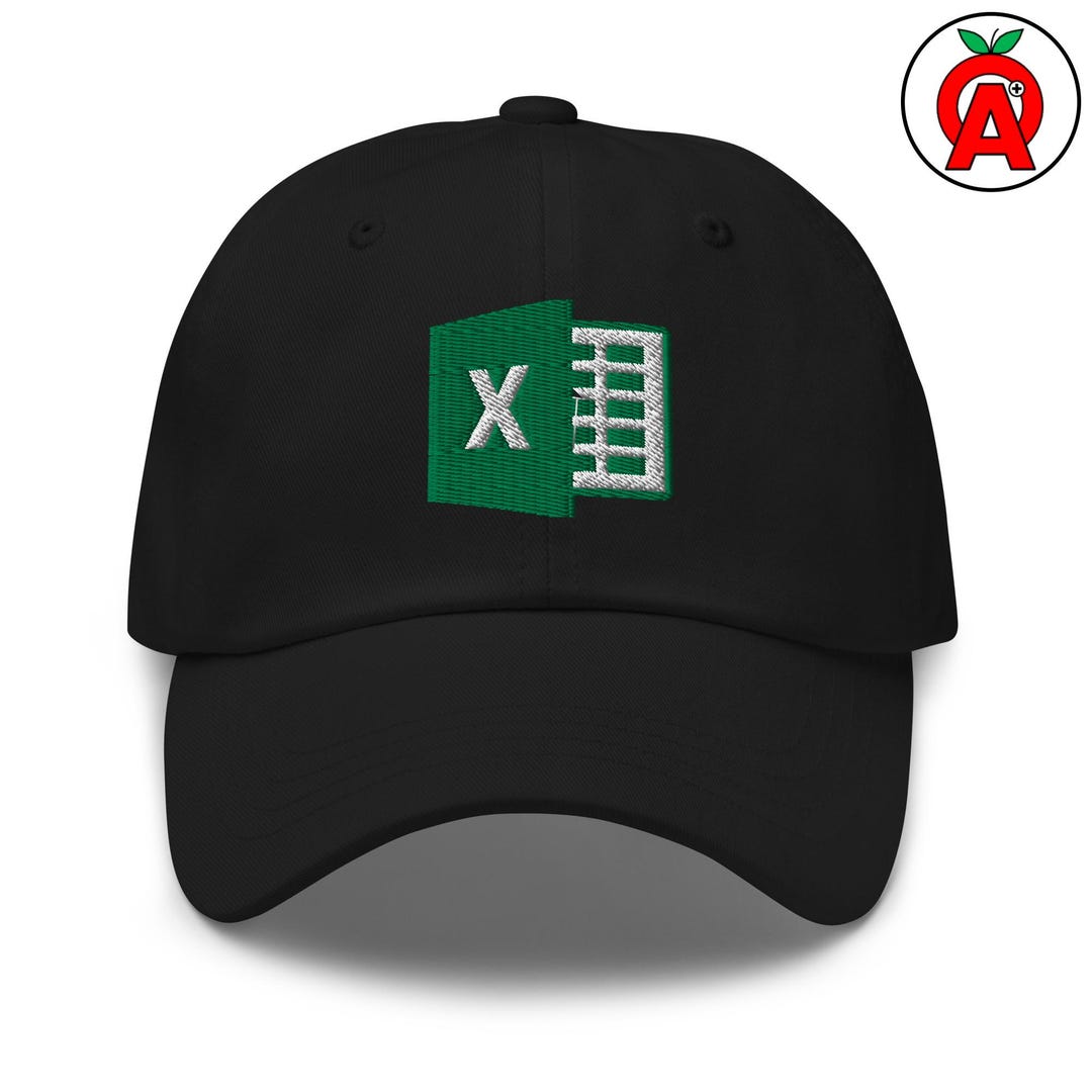 Embroidered Excel Superhero Unisex Baseball Cap for Engineers and ...