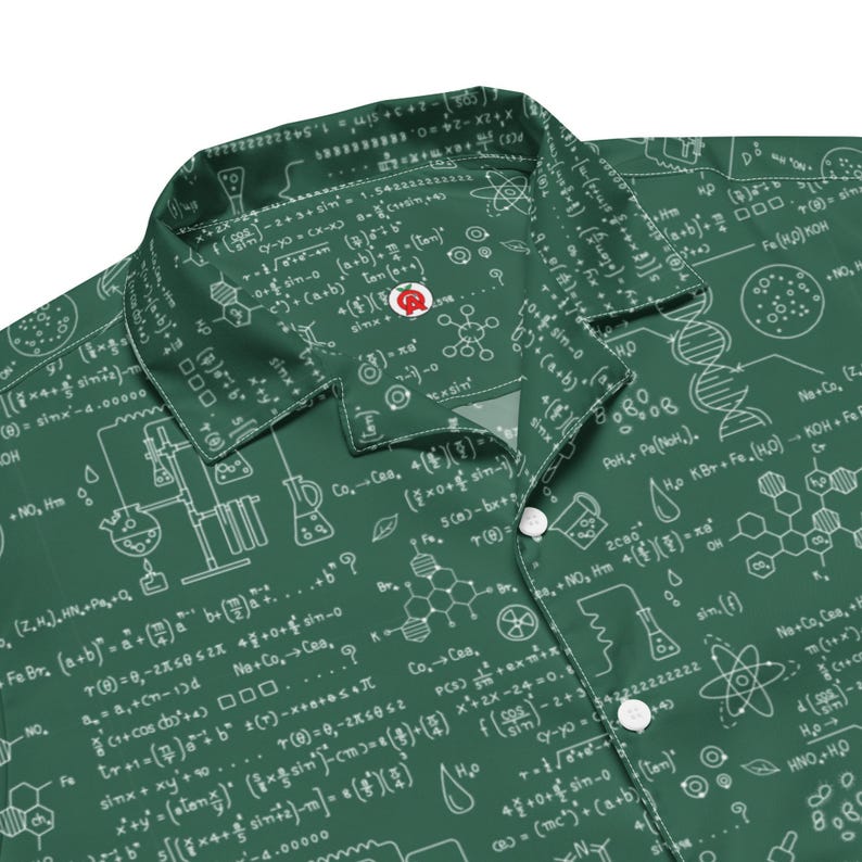 Scientific Chemistry Physics Math Equations Pattern, Adult Unisex All ...