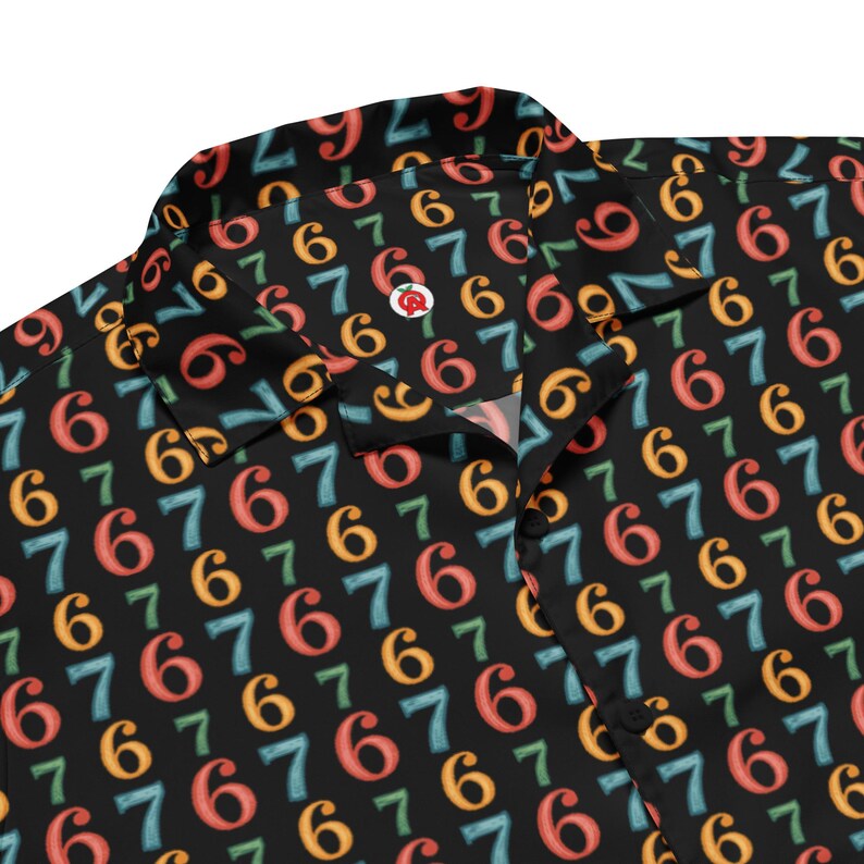 Six Seven (6-7) Meme Six Seven Pattern, Adult Unisex All-over Relaxed ...