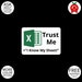 Excel Logo Vinyl Sticker Microsoft Themed Bubble-free Trust Me - Etsy