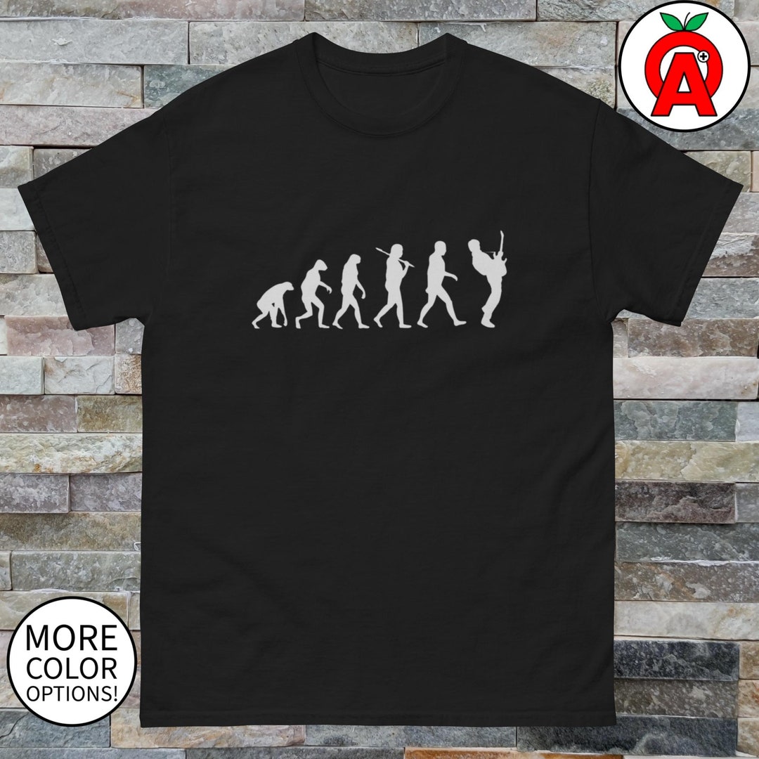 Evolution of Man Guitarist Unisex Shirt - Etsy