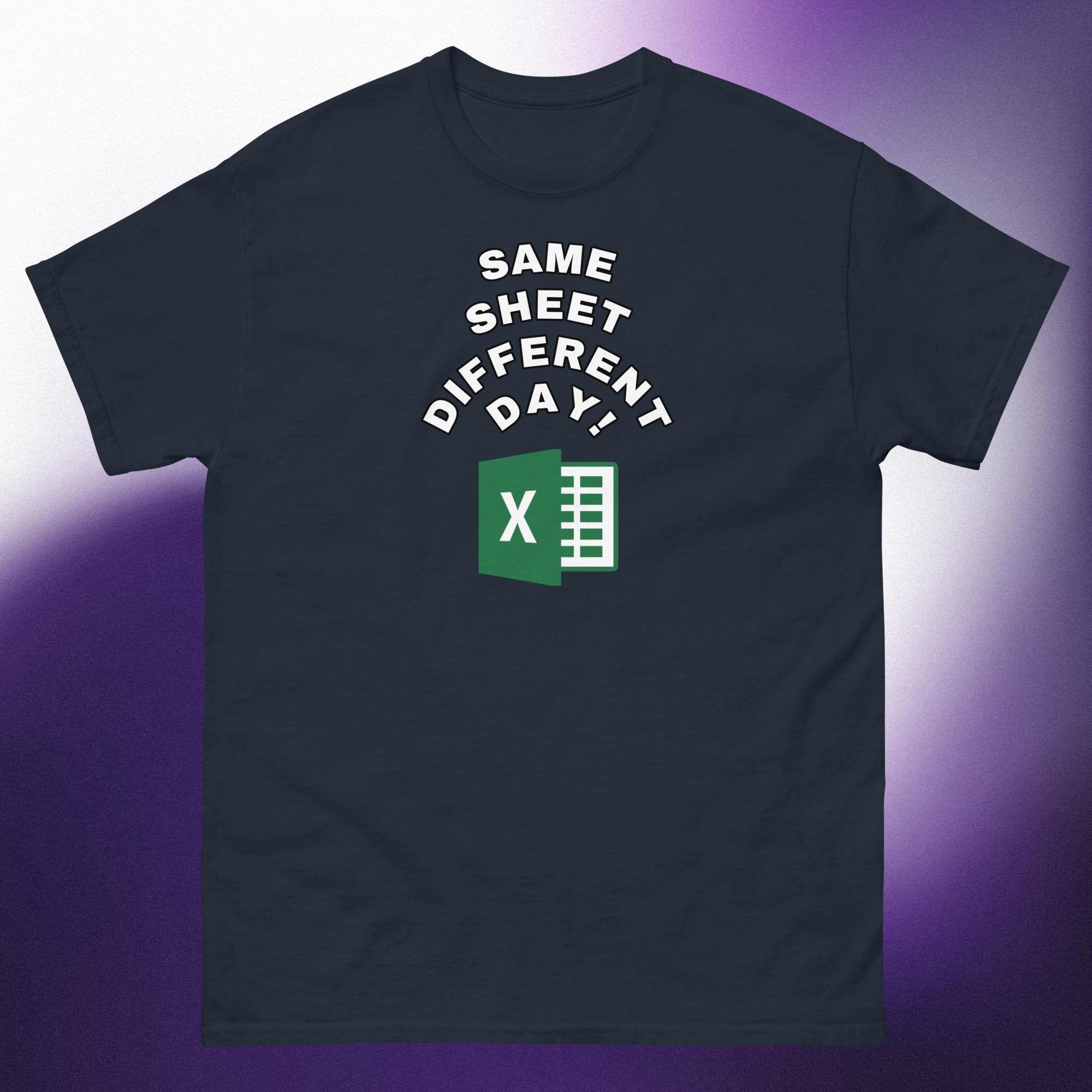 Microsoft Excel T-shirt Data Enthusiast Icon Design Unisex Mens Womens ...