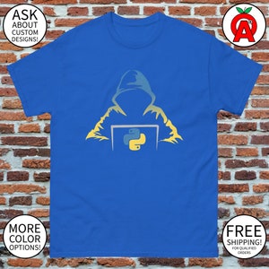 Python Programming Coder T-shirt - Adult Unisex for Programmers Data ...