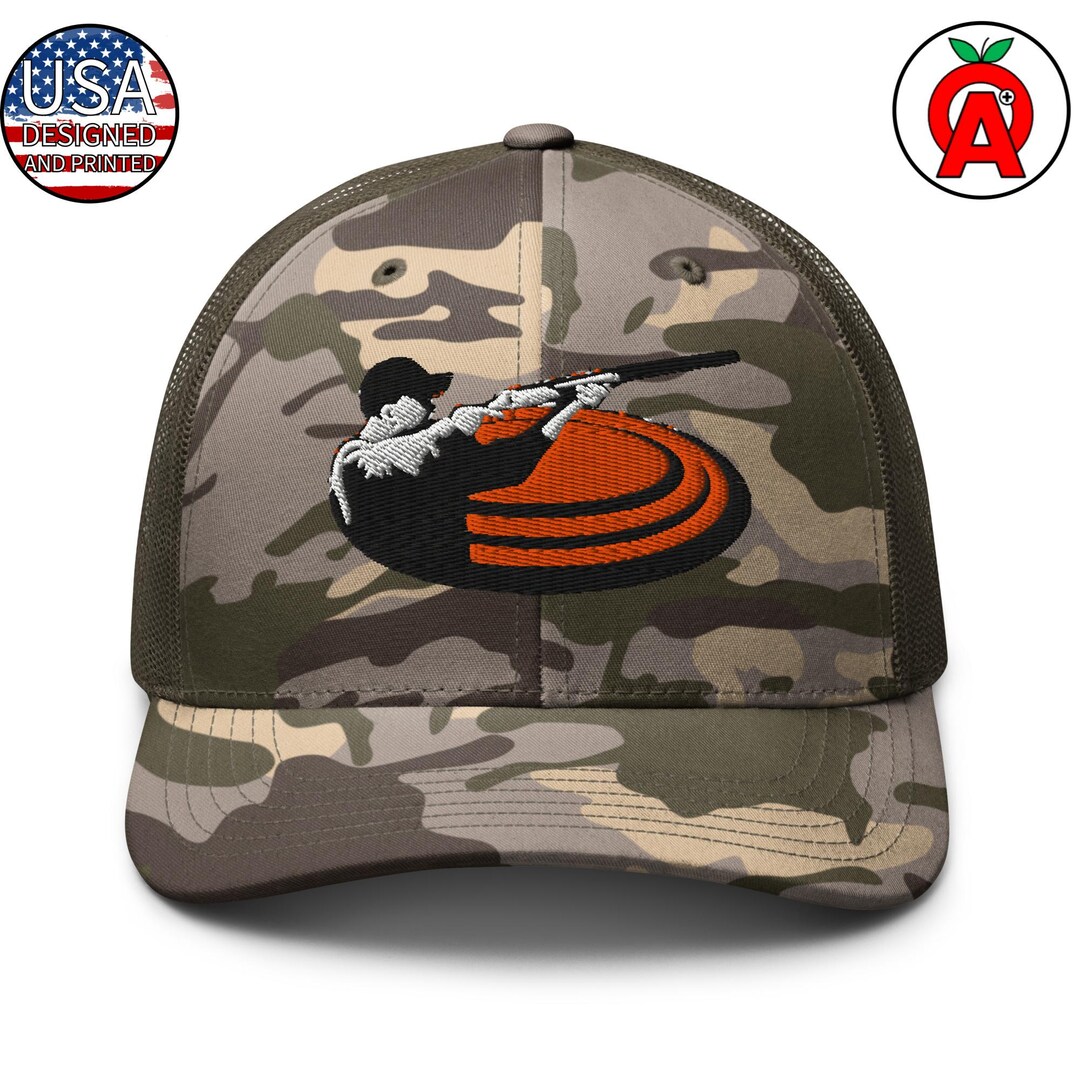 Trap Shooting Hat - Adult Unisex Hat - Clay Pigeon Cap, Skeet Shooting ...