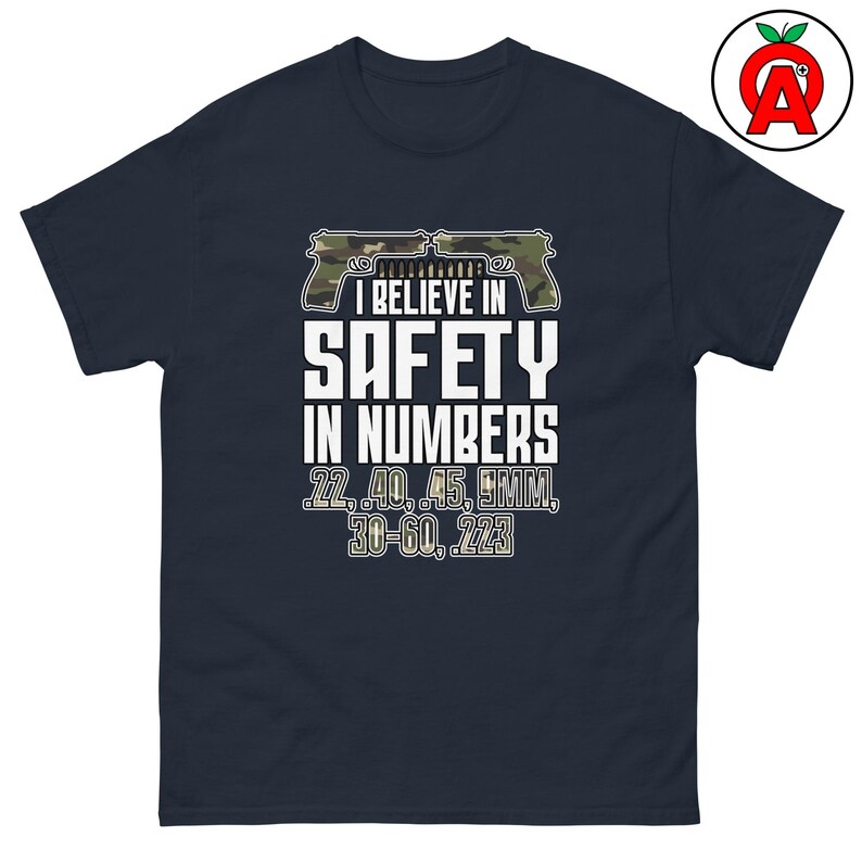Safety in Numbers Shirt, Adult Unisex T-shirt, Gun Owner Gift, Shooting ...