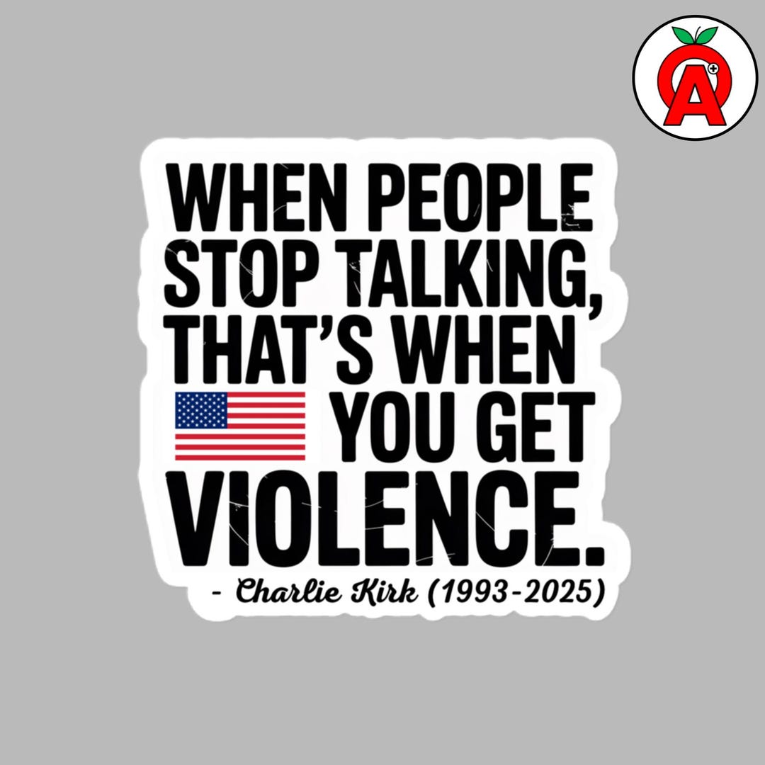 When People Stop Talking That’s When You Get Violence Vinyl Bubble-free ...