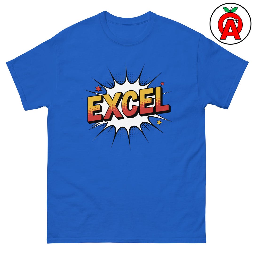 Excel Superhero Spreadsheets Are My Superpower Adult Unisex Shirt ...