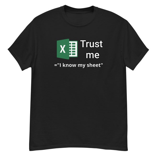 Excel I Know My Sheet - Etsy
