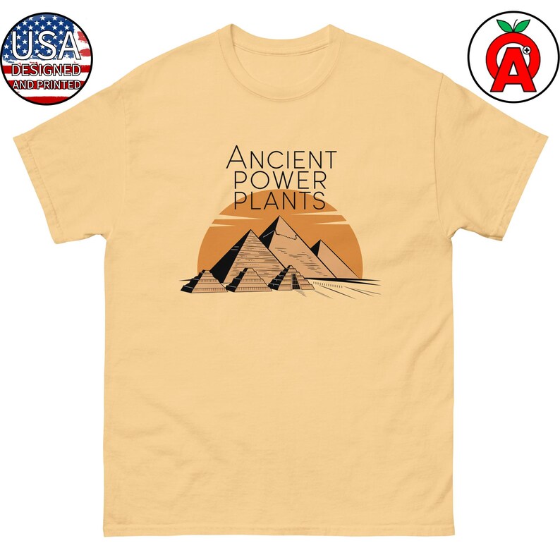 Unisex Ancient Power Plant Giza Pyramids Tee | Alternative History ...