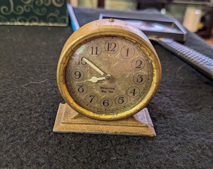 Westclox Tiny Tim 1928 Art Deco Desk Clock - Etsy