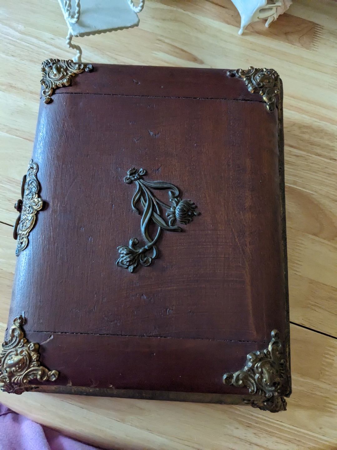 Victorian Music Box Photo Album Wood - Etsy