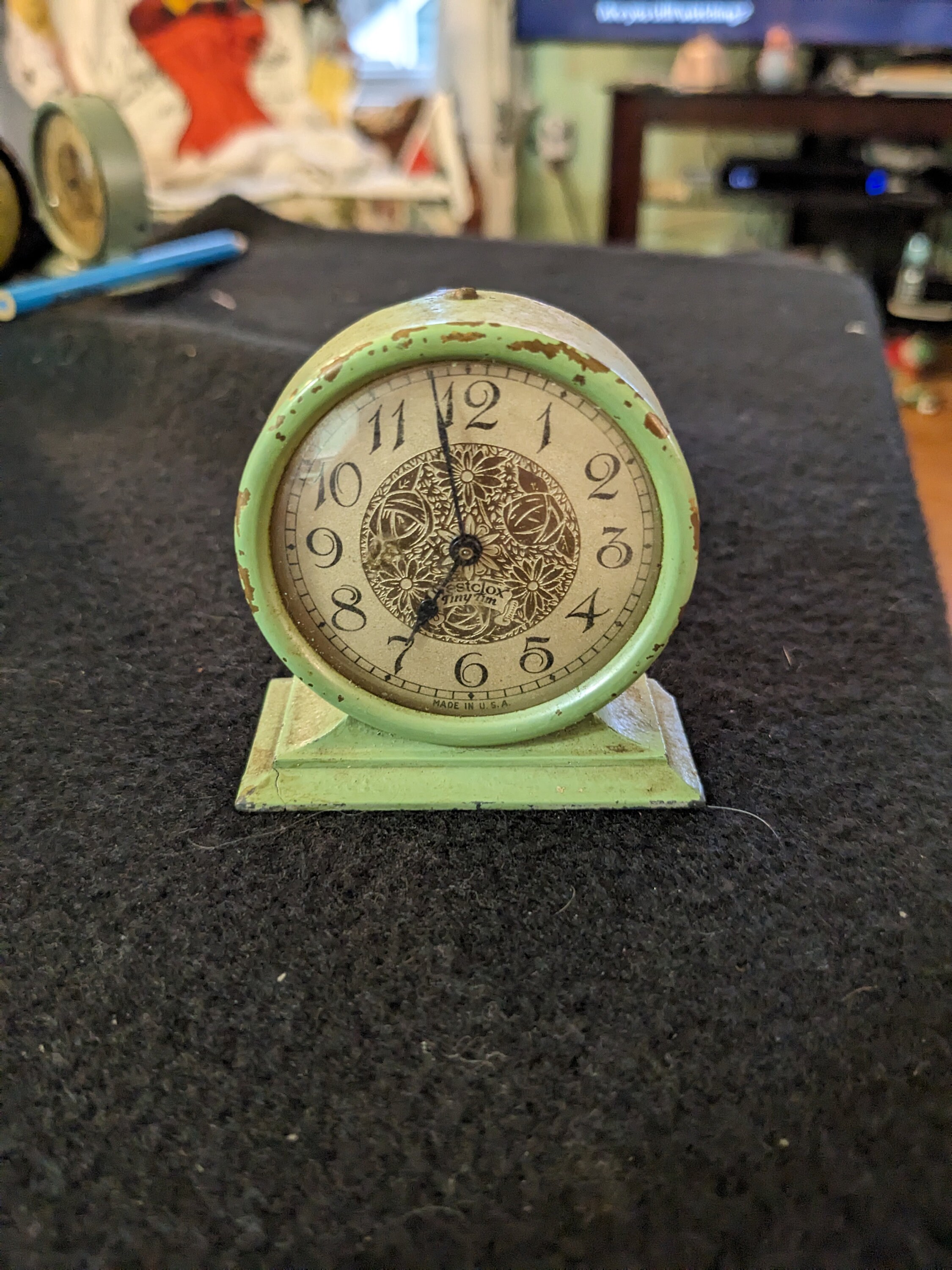 Art Deco 1928 Westclox Tiny Tim Desk Clock - Etsy