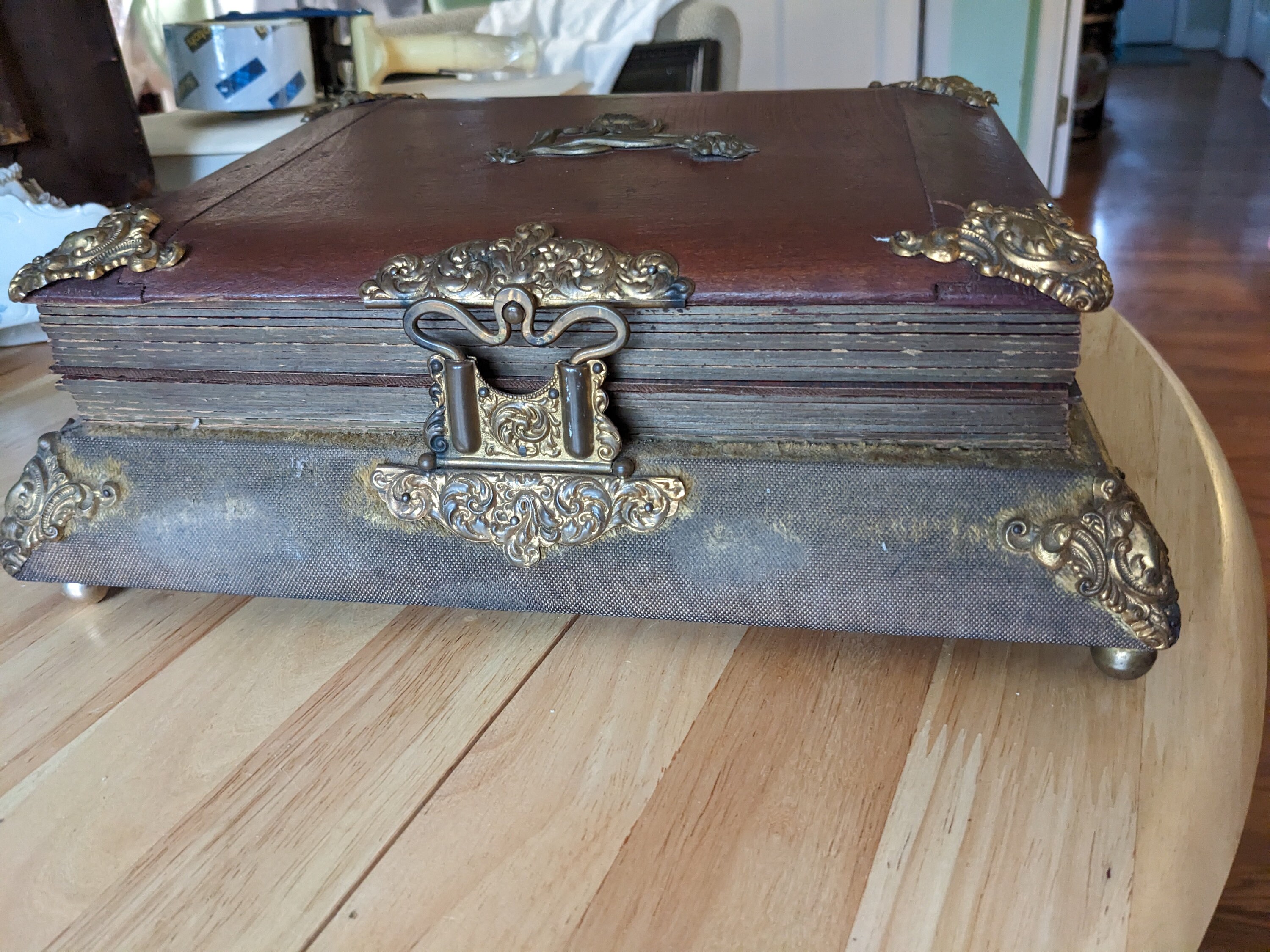 Victorian Music Box Photo Album Wood - Etsy