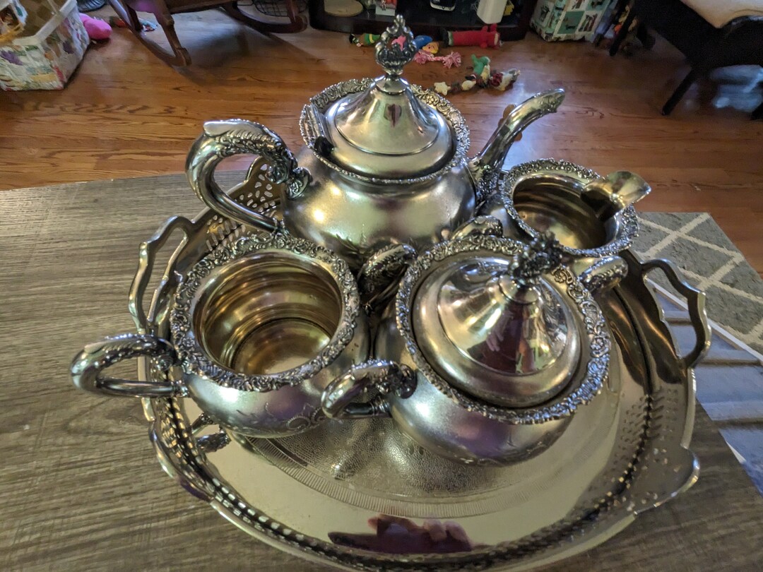 Victorian Silver Tea Set 1898 - Etsy