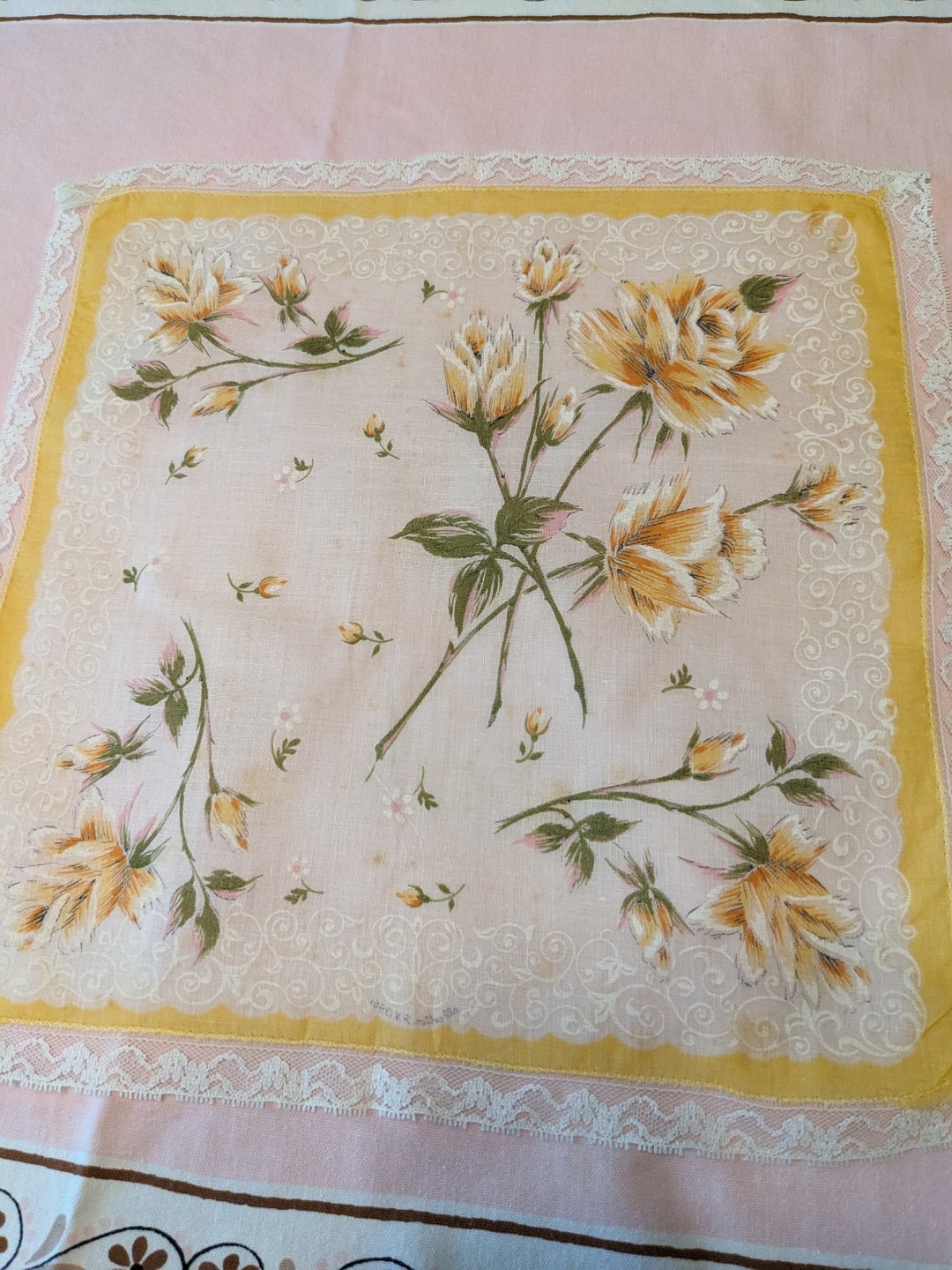Vintage Ladies Handkerchief - Etsy