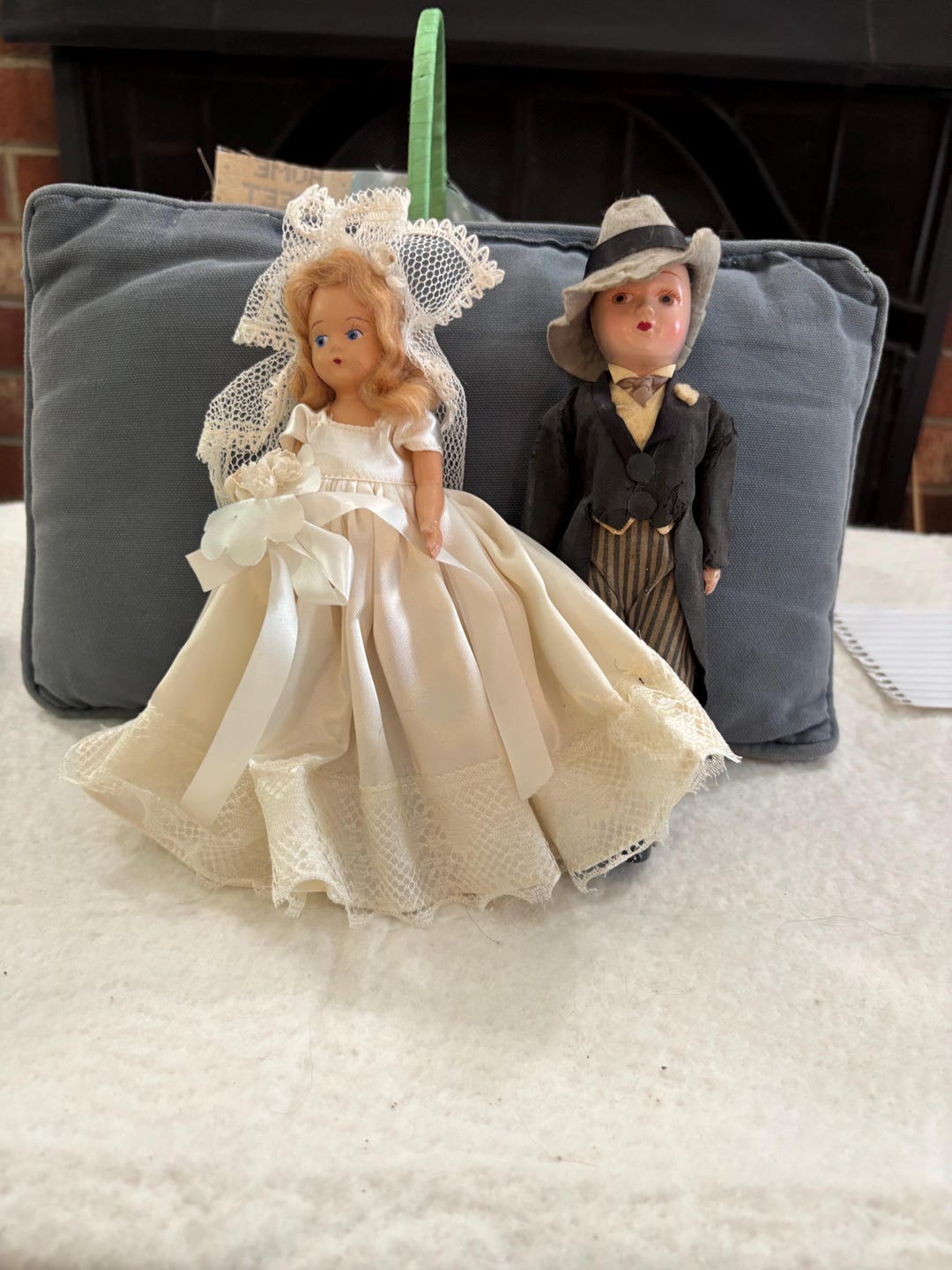 Vintage Bride and Groom Dolls - Etsy