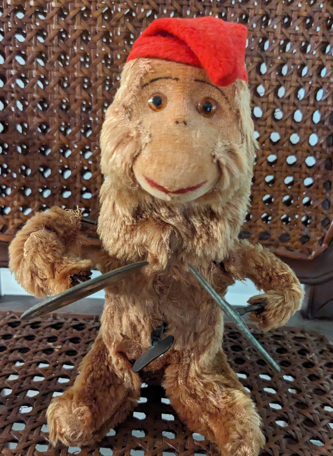 Vintage Toy Monkey 1950s - Etsy