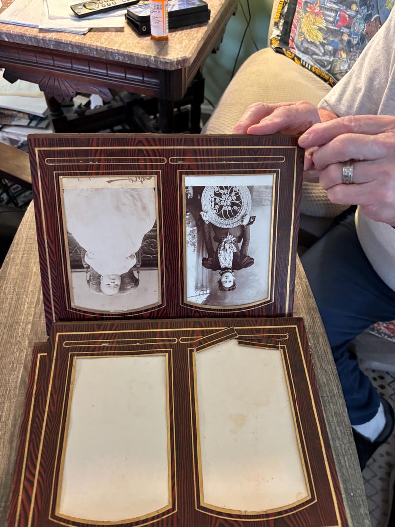 Victorian Music Box Photo Album Wood - Etsy