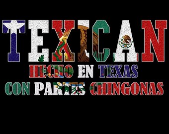 Texican Logo, Mexico and Texas Png File, PNG File Texican Design ...