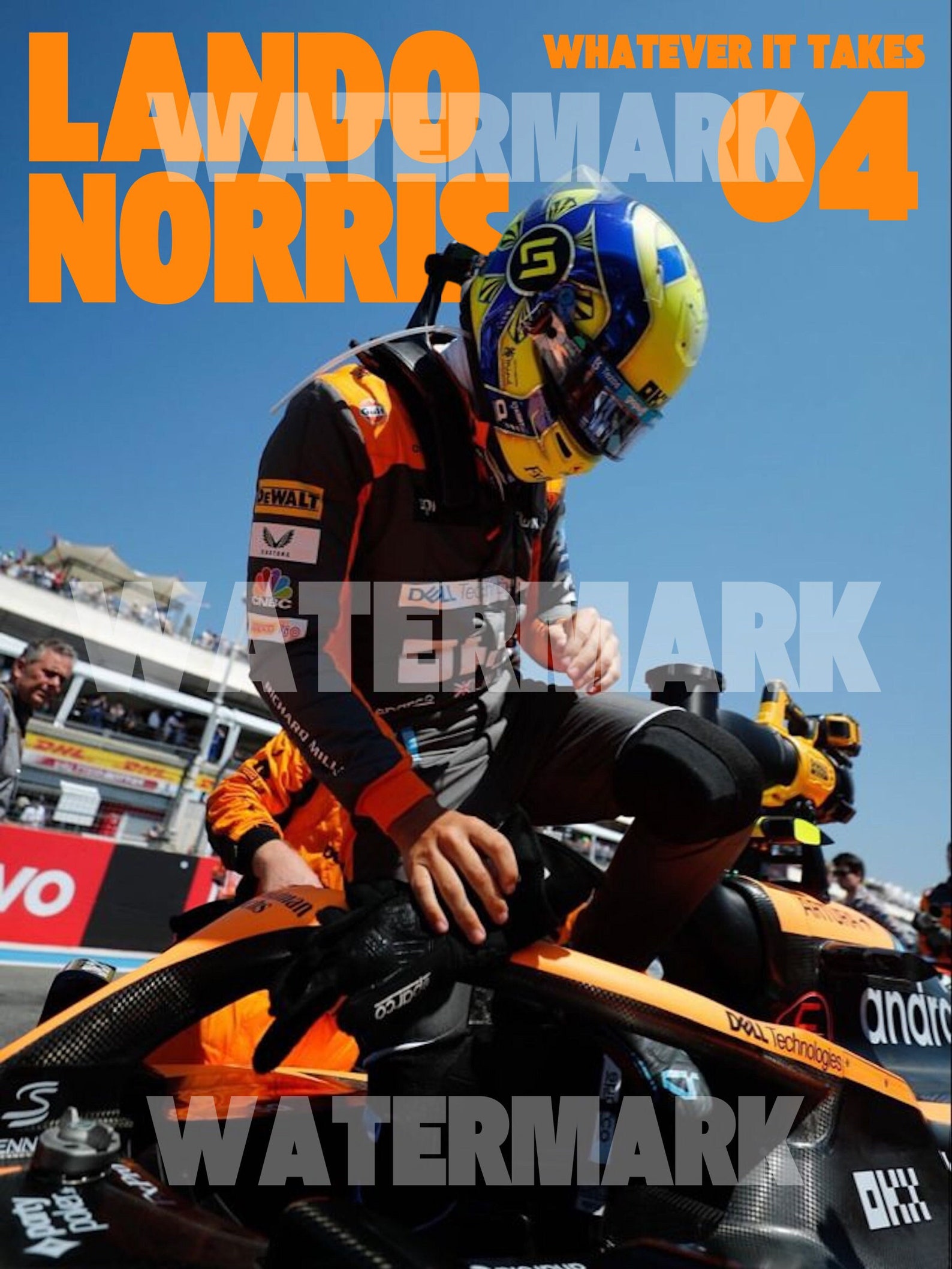 Lando Norris Mclaren Formula One Poster (color) - Etsy
