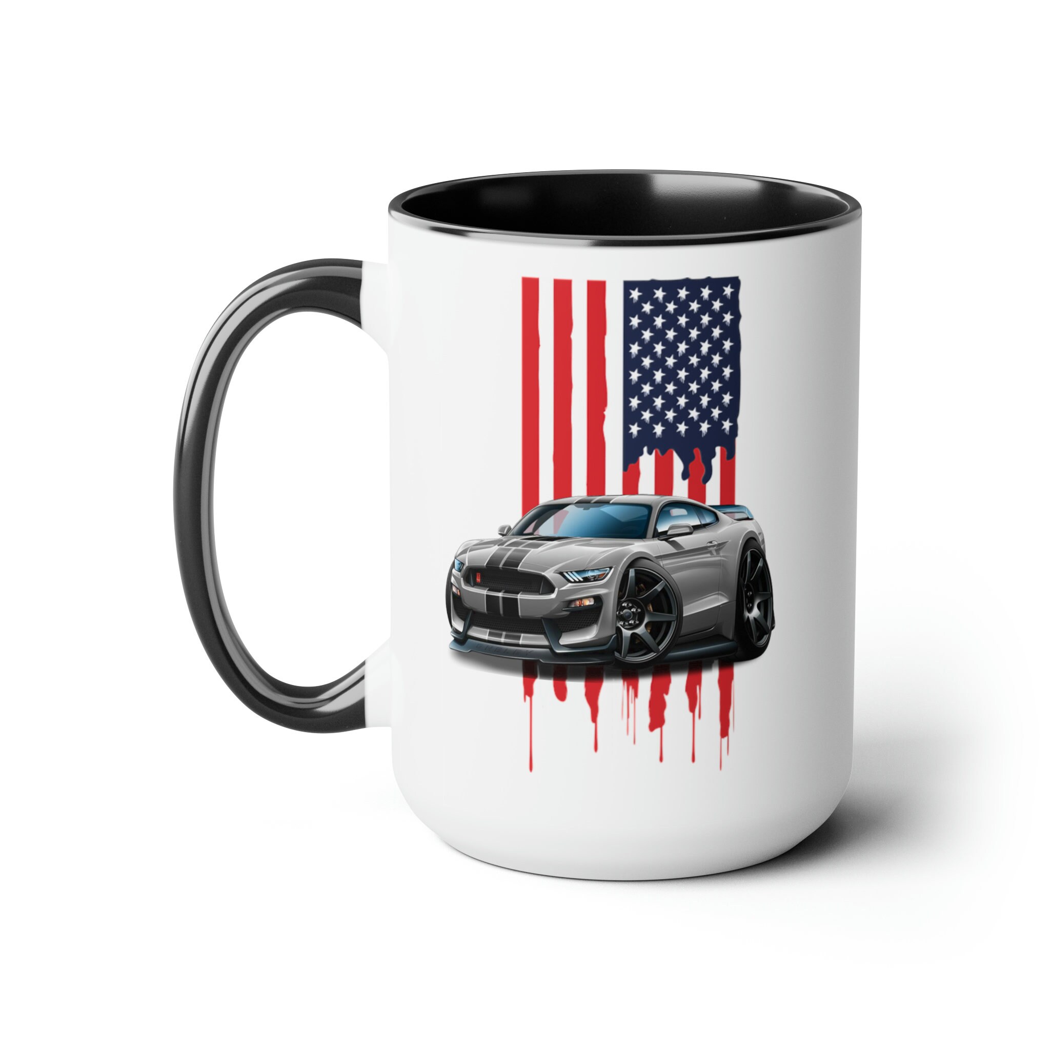 Ford Mustang GT350 Red: Two-tone Coffee Mugs 15oz - Etsy