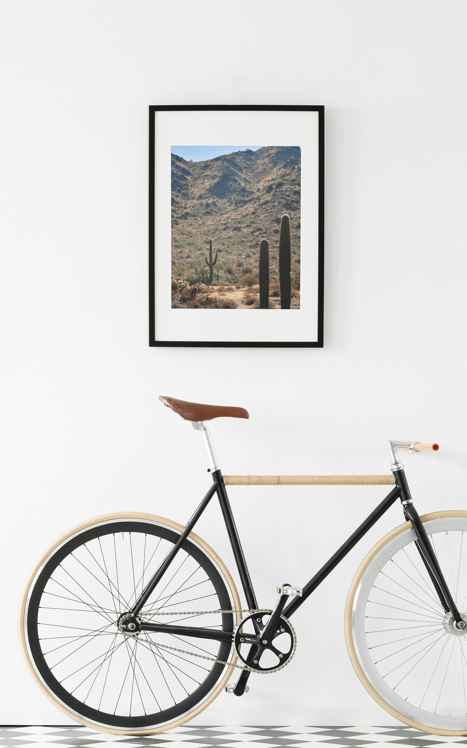 Arizona Landscape, Mountains, Wall Art, Cactus, Living Room , Office ...