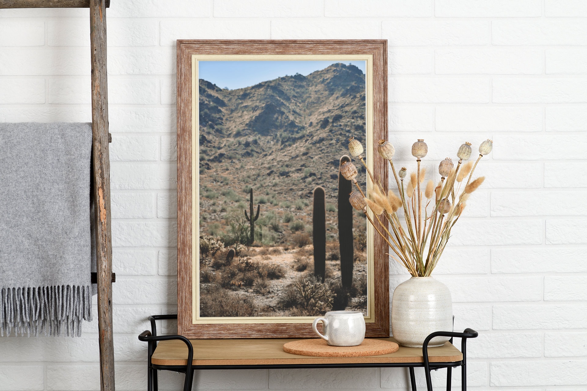 Arizona Landscape, Mountains, Wall Art, Cactus, Living Room , Office ...