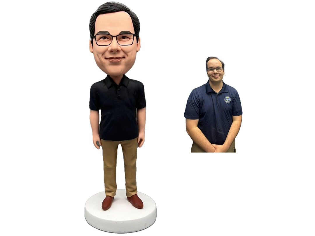 Personalized Shaking Head Doll, Customized Statues, Family Member Gifts ...