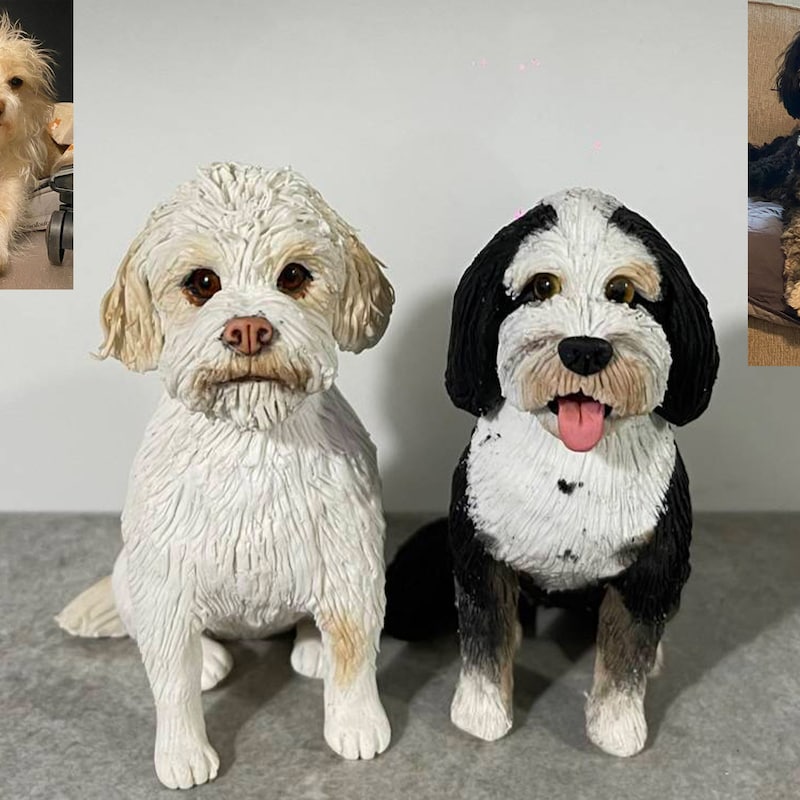 Goldendoodle Statue - Etsy