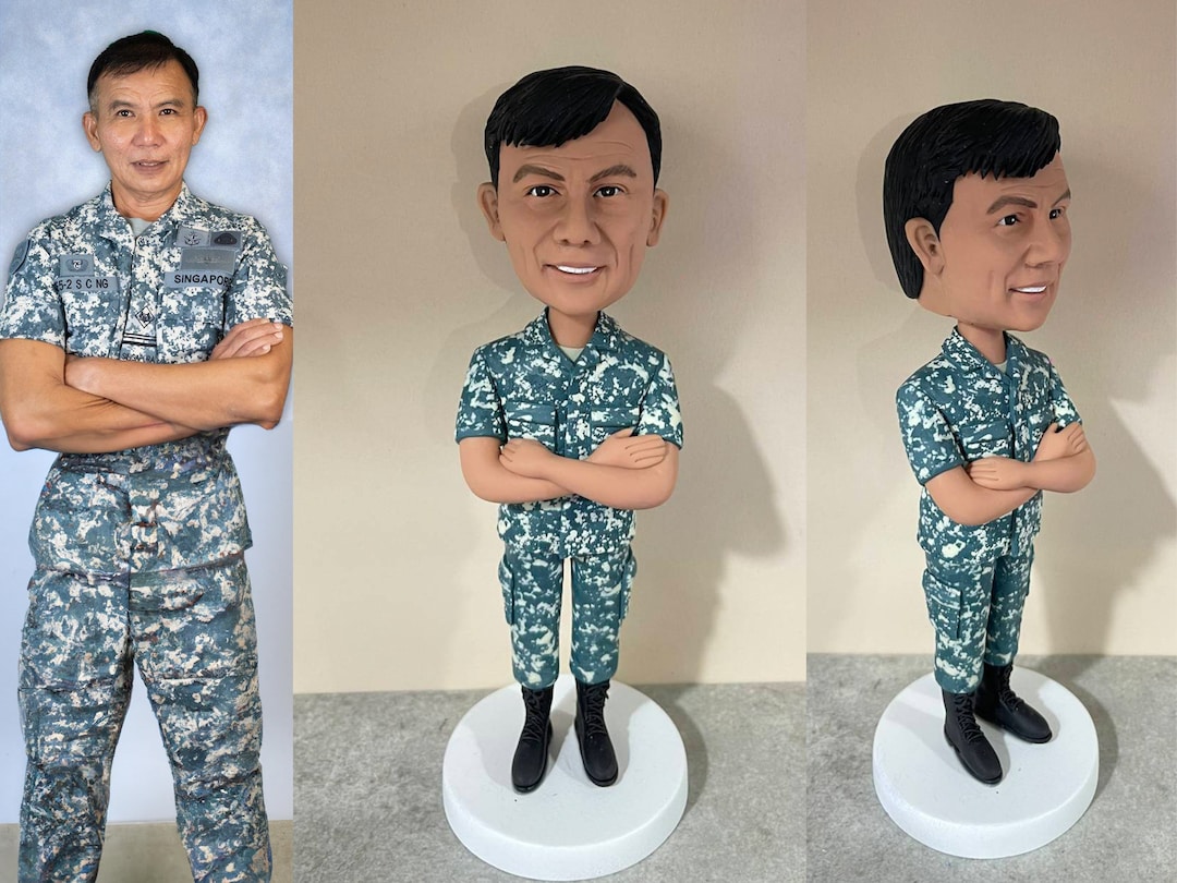 Custom Soldier Bobbleheads, Custom Officer Bobbleheads, Custom Chief ...