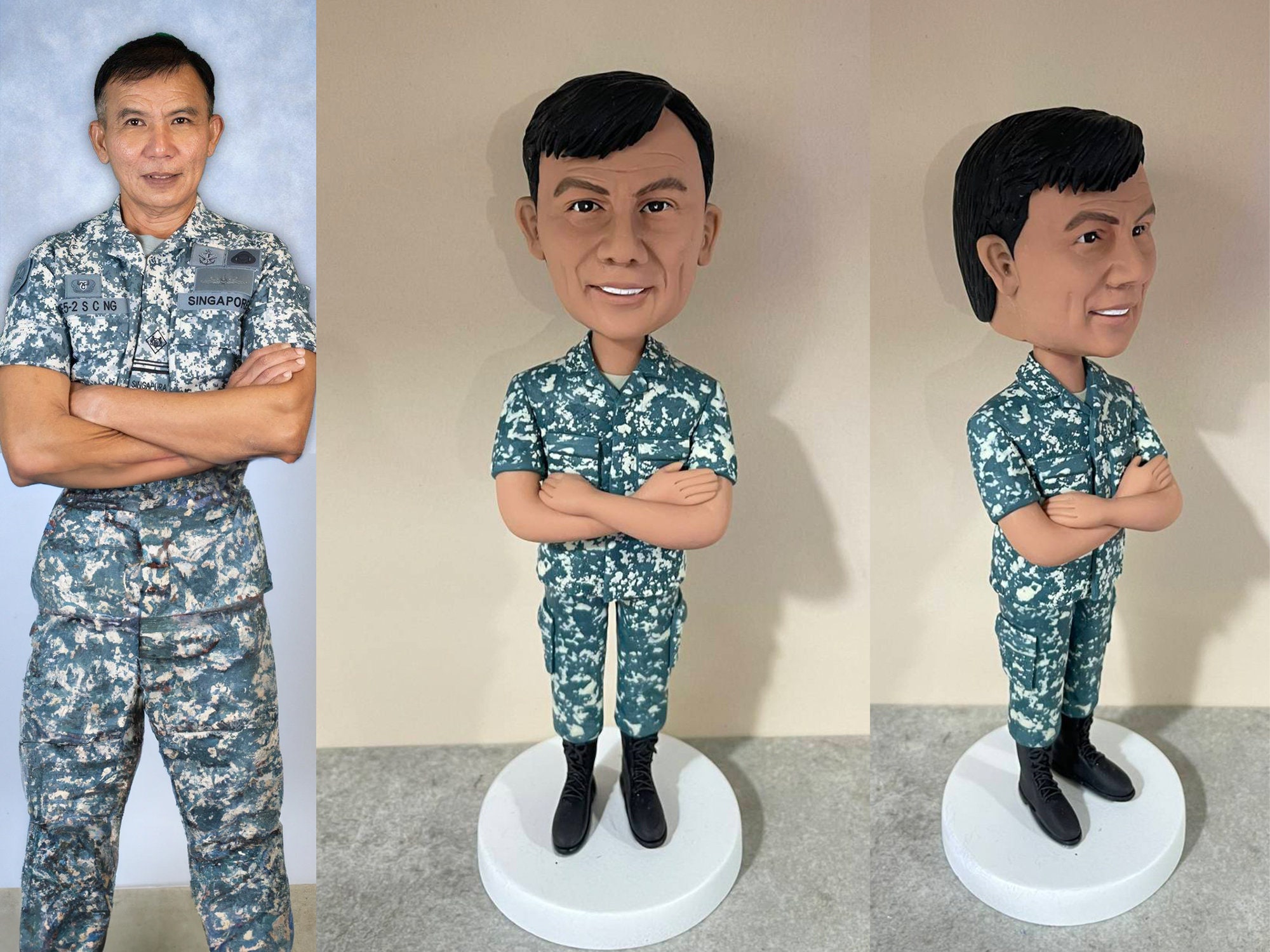 Custom Soldier Bobbleheads Custom Officer Bobbleheads Custom - Etsy