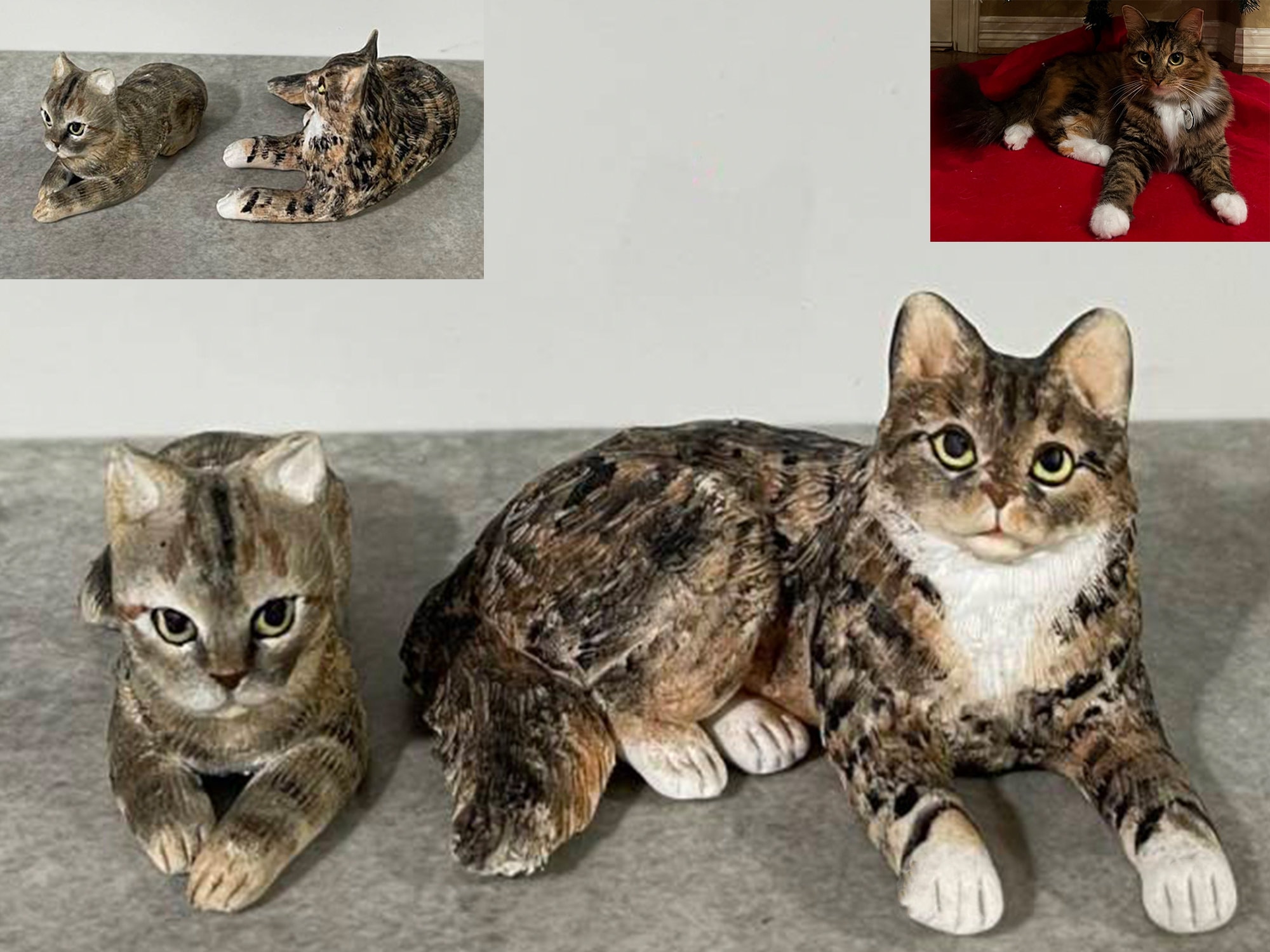 Customized Cat Statue 3D Cat Statue Cake Topper. Cat - Etsy