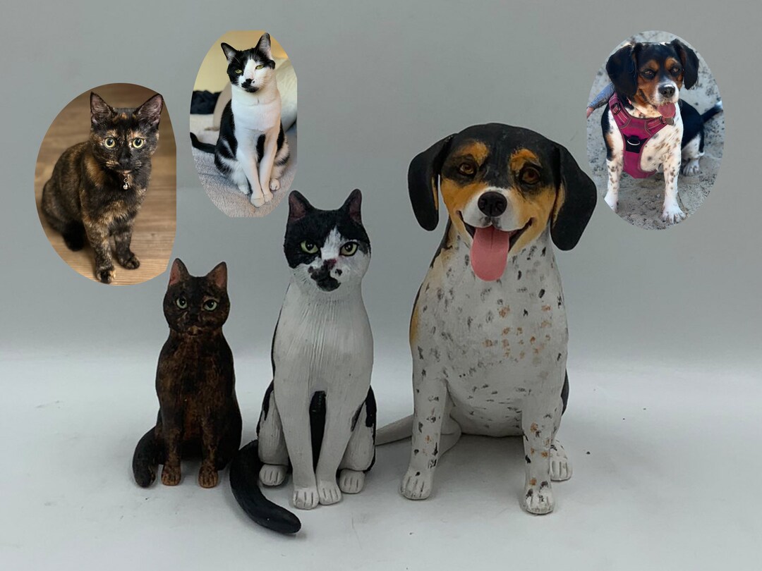 Customized Handmade Pet Statues, Pet Decorations for Birthday Gifts ...