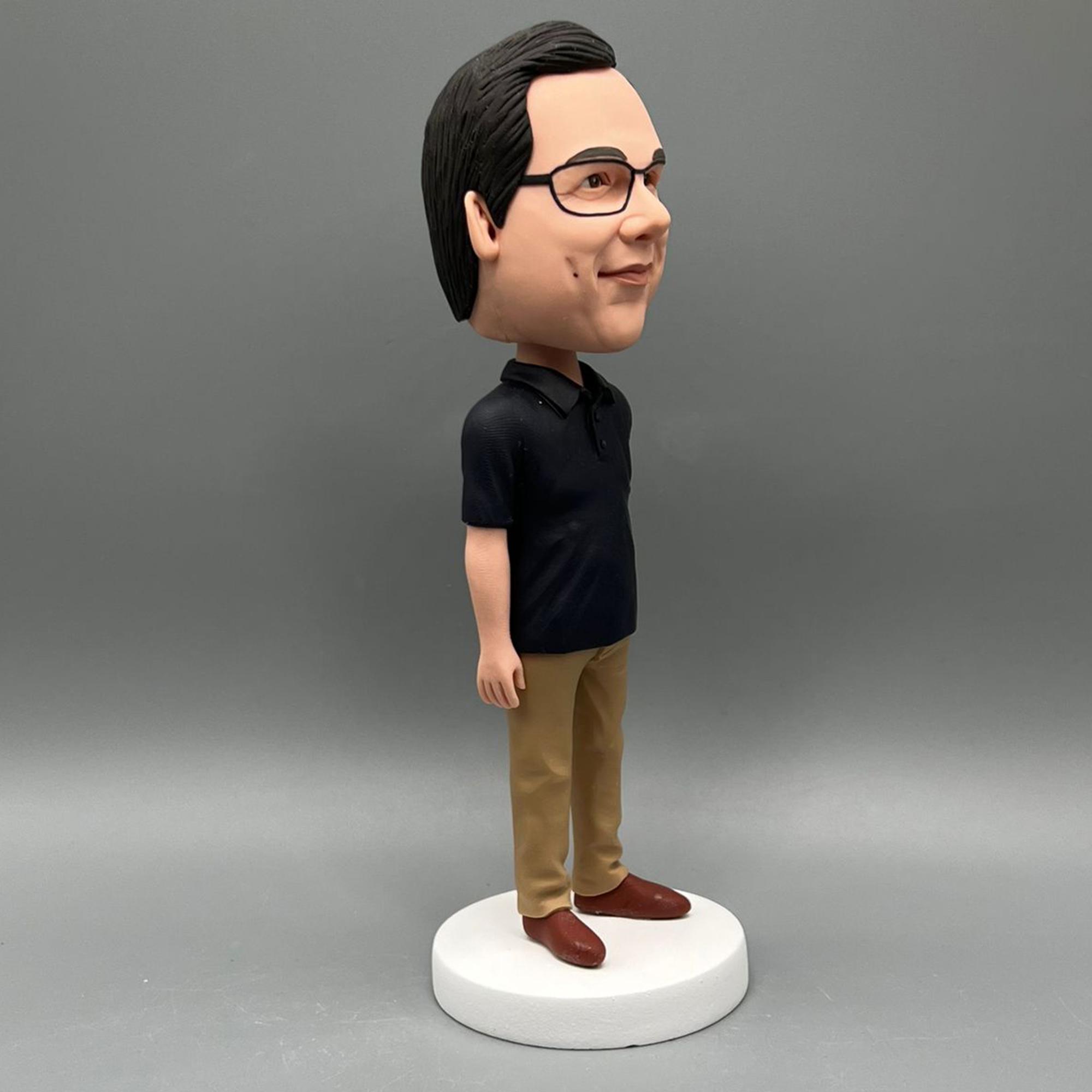 Personalized Shaking Head Doll, Customized Statues, Family Member Gifts ...