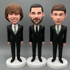 Groomsmen Gift Set of 1-20 Groomsman Bobble Head Best Man Gifts Best ...