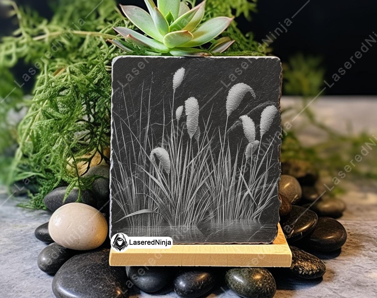 Cattail Reed Typha Marsh Swamp Pond Grass Wetland Plants Laser File ...