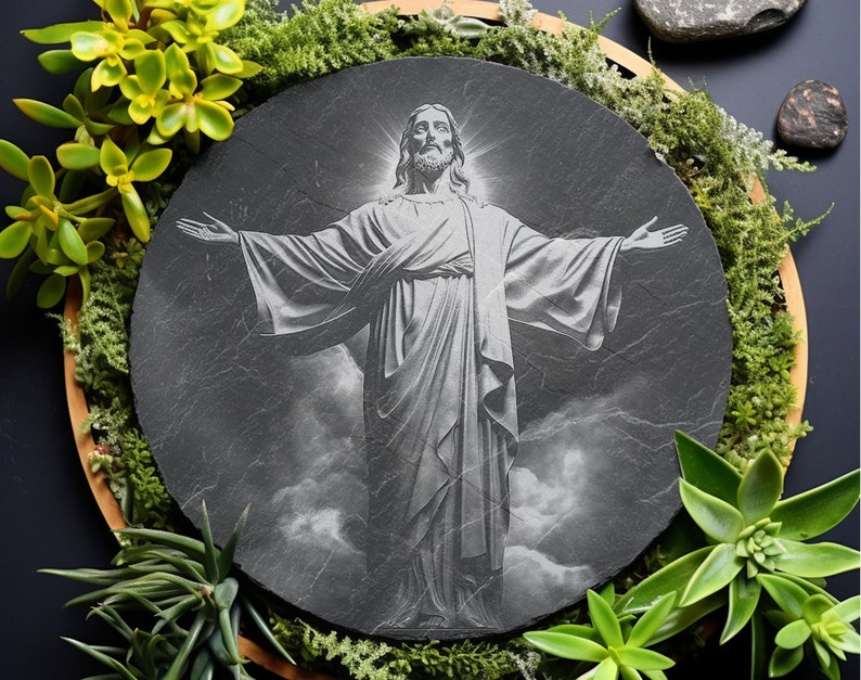 Christ the Redeemer Statue Jesus Savior Landmark Coaster Laser File ...