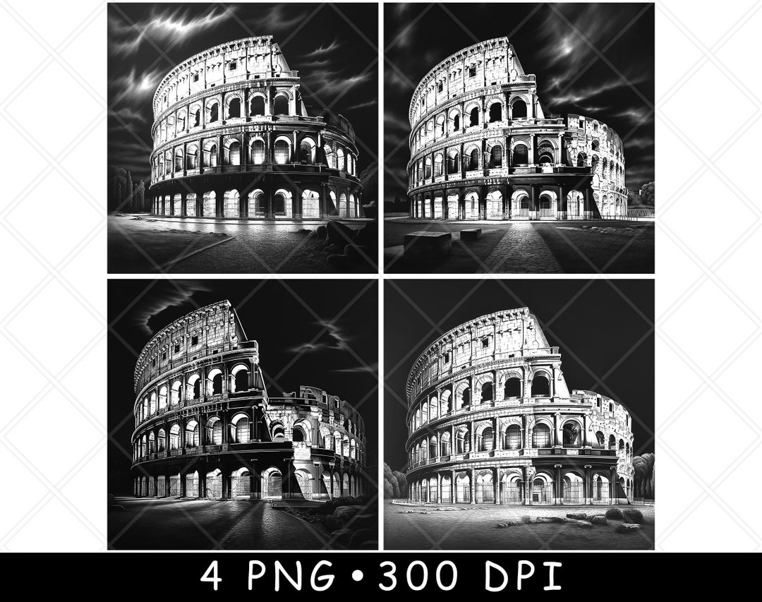 Roman Colosseum Gladiator Combat Italy Ancient Landmark Laser File ...