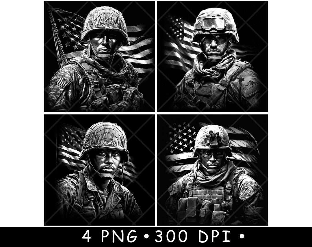 Soldier US Army Veteran American Flag Patriot War Battle Laser File ...