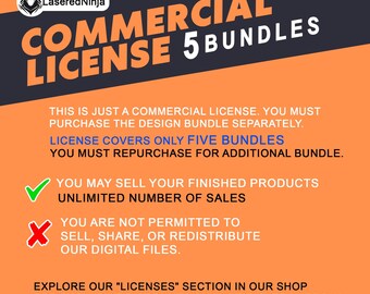 Commercial Use Standard License - Etsy