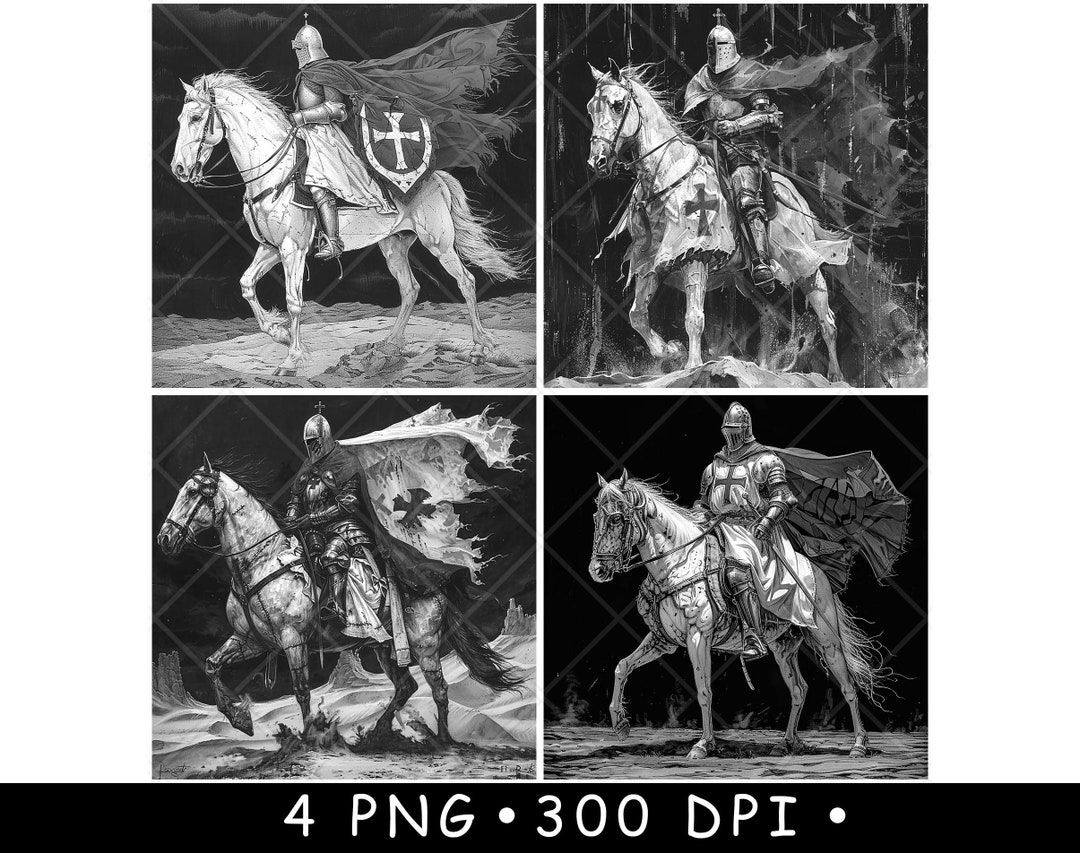 Crusader Freemason Equestrian Knight Templar Horse Order Laser File ...