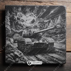 Military Tank Panzer Army Armored Vehicle Warzone Scene Laser File ...