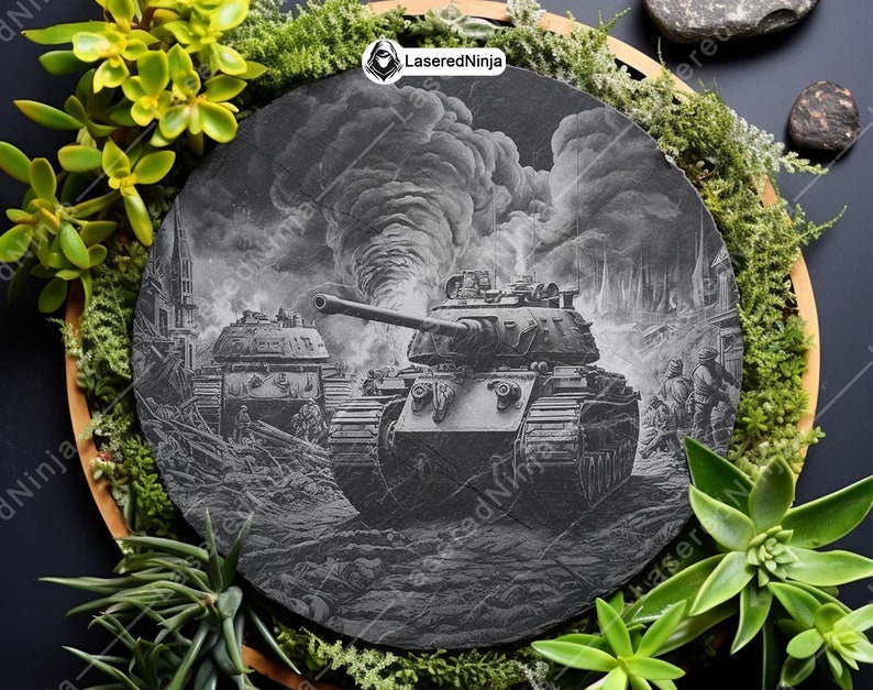 Military Tank Panzer Army Armored Vehicle Warzone Scene Laser File ...