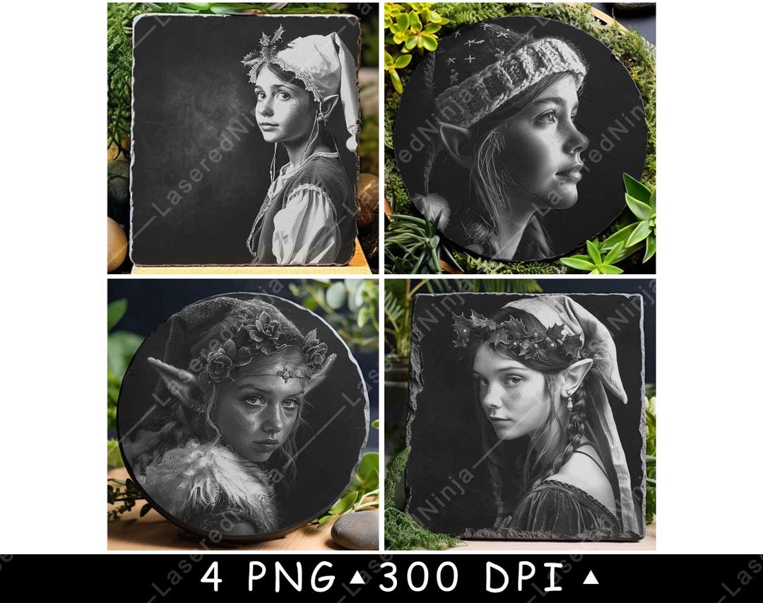 Beautiful Elven Maiden Pixie Enchanted Fairytale Tinker Laser File ...