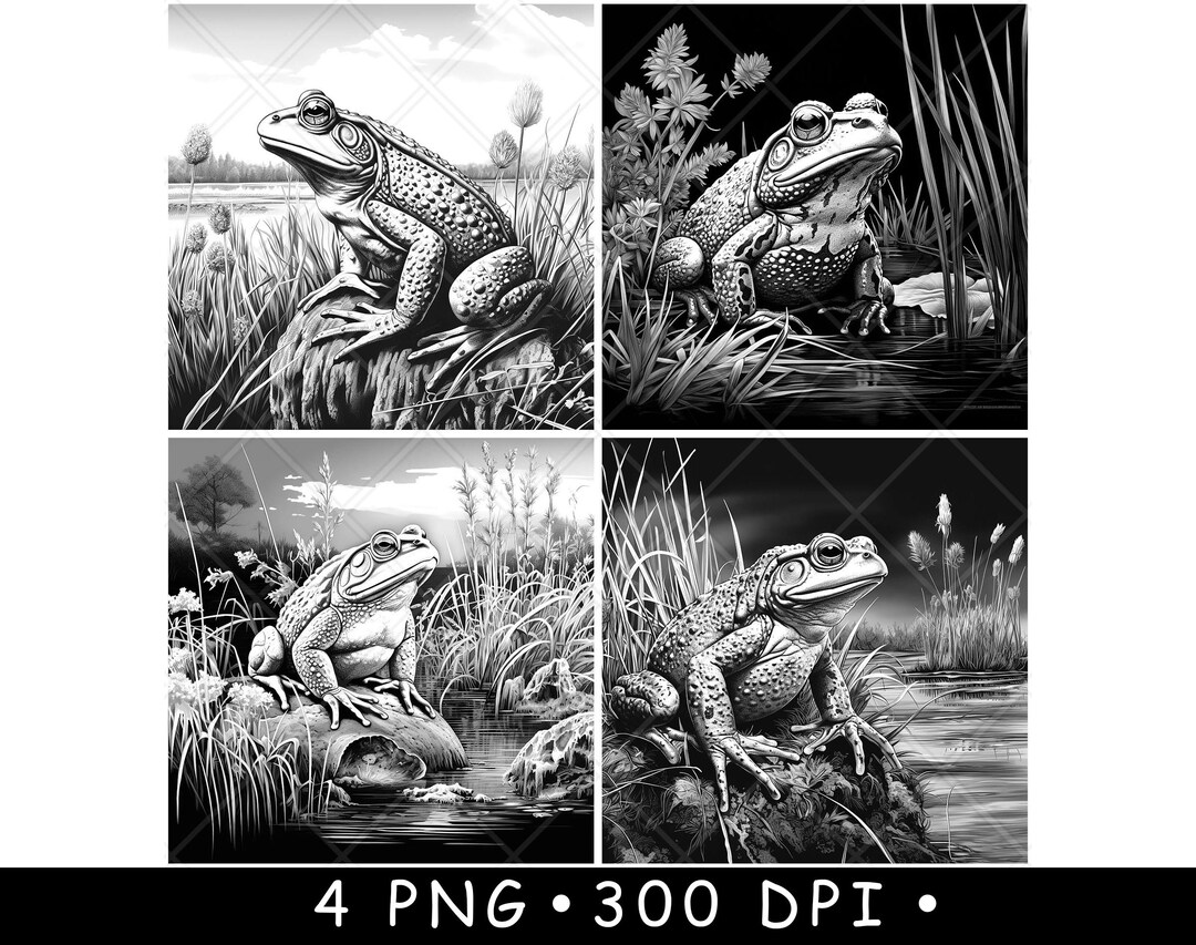 Frog Pond Laser Engraving Bundle Wetland Wildlife Designs With Reeds ...
