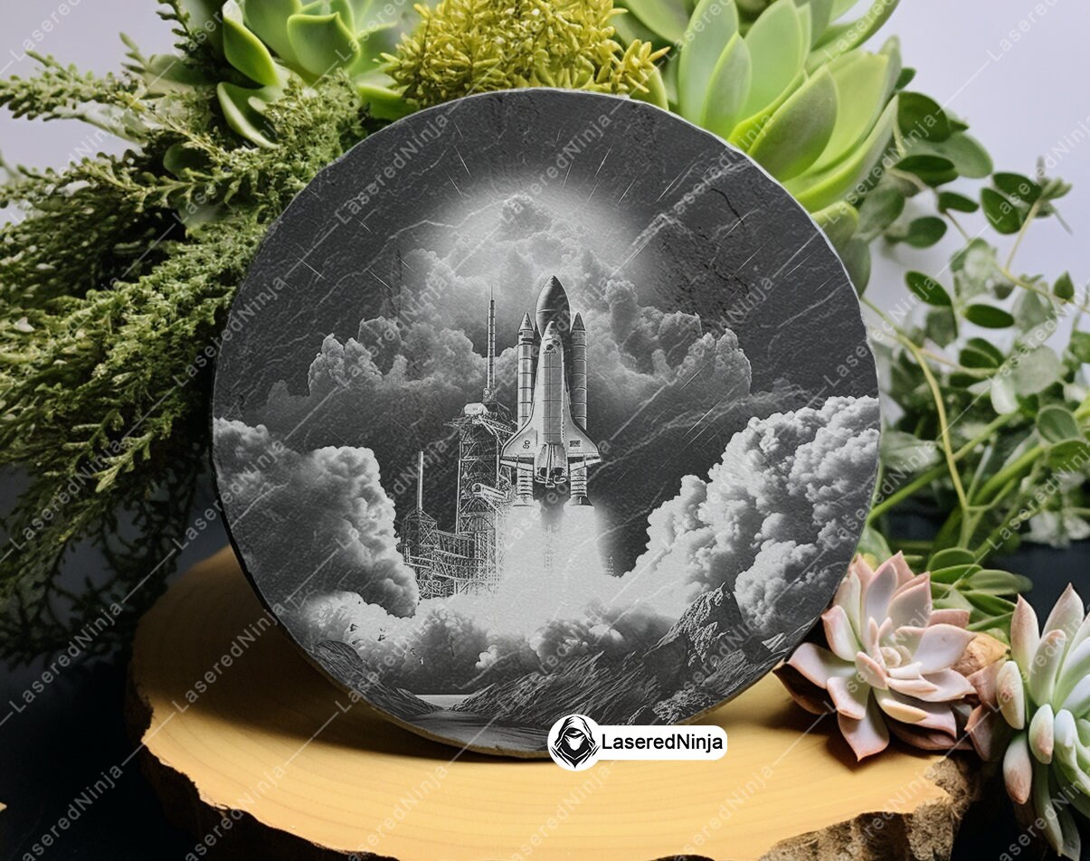 Kennedy Space Center Nasa Rocket Cape Canaveral Coaster Laser File ...