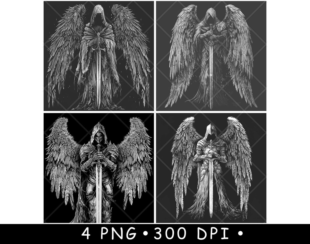 Angelic Warrior Sword Blade Sacred Divine Reaper Guardian Laser File ...