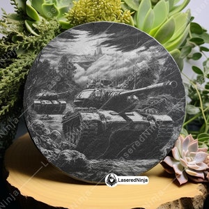 Military Tank Panzer Army Armored Vehicle Warzone Scene Laser File ...